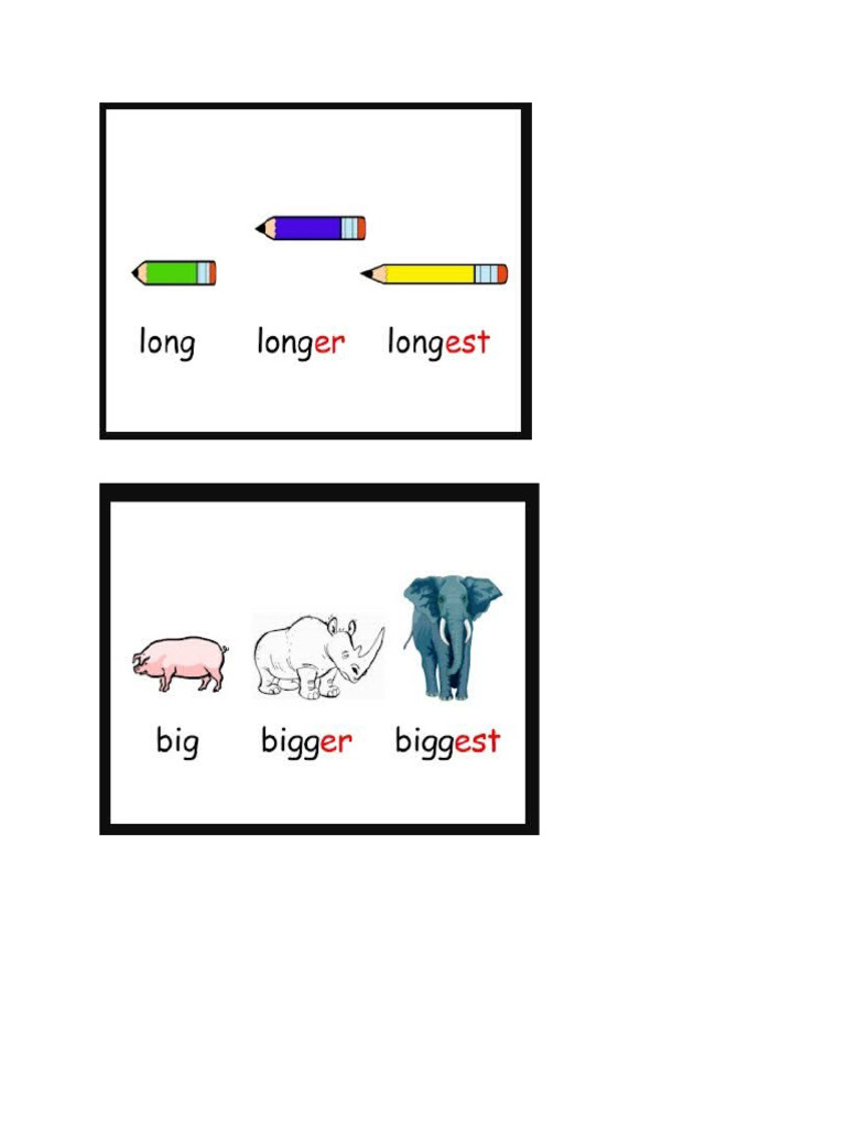 Grade Comparatie Adj-Exemple | PDF