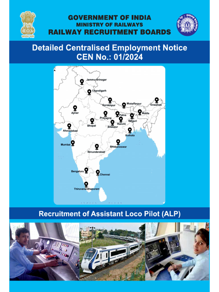 RRB ALP Notification 2024 | PDF