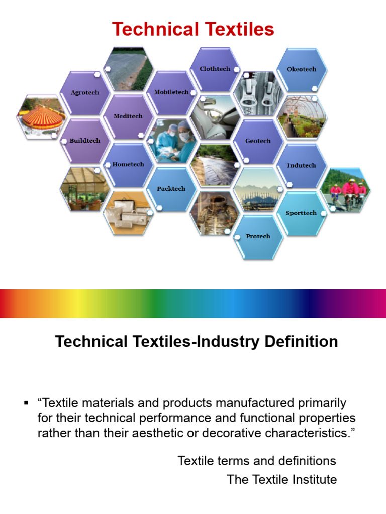 Module 1 Introduction Tech Textiles | PDF | Textiles | Fibers