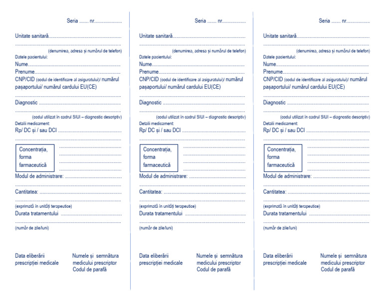 Rețetă Prescriere Antibiotice | PDF