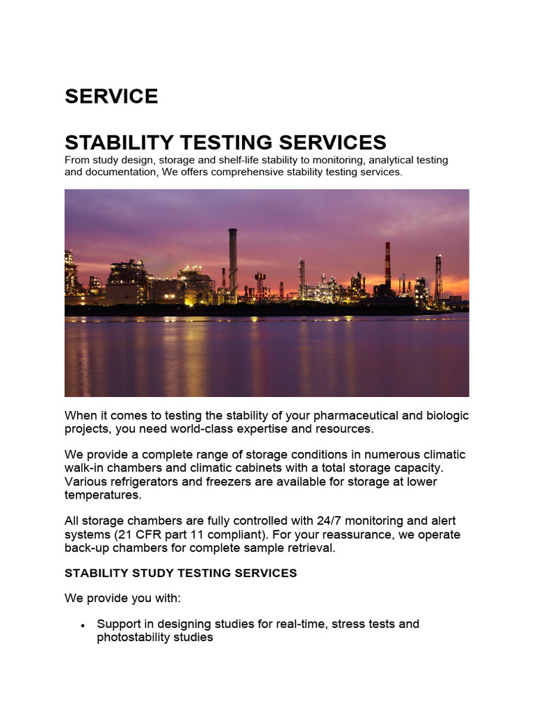Stability Services Bazil | PDF