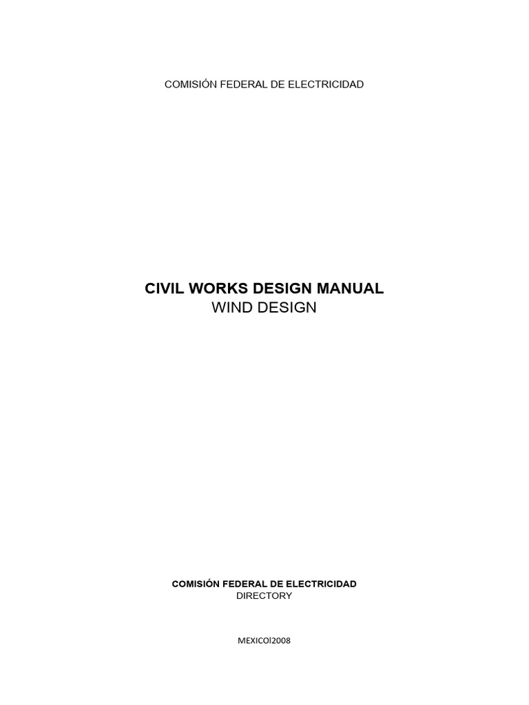 CFE MDOC 2008 Civil Manual Chapter 4. Wind | PDF | Wound | Tropical ...