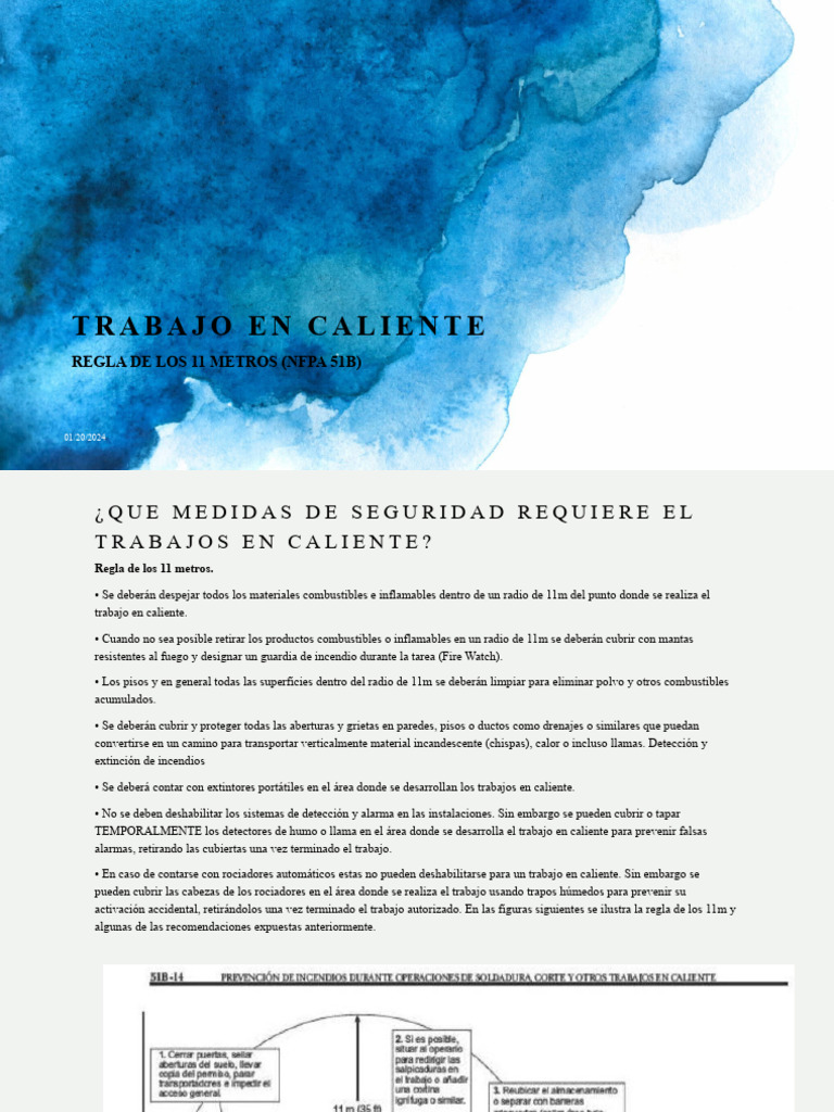 Seguridad en Trabajos en Caliente | PDF