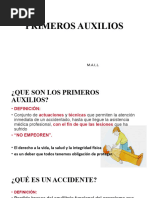 Primeros Auxilios Triptico | PDF | Primeros auxilios | Enfermedades y trastornos humanos