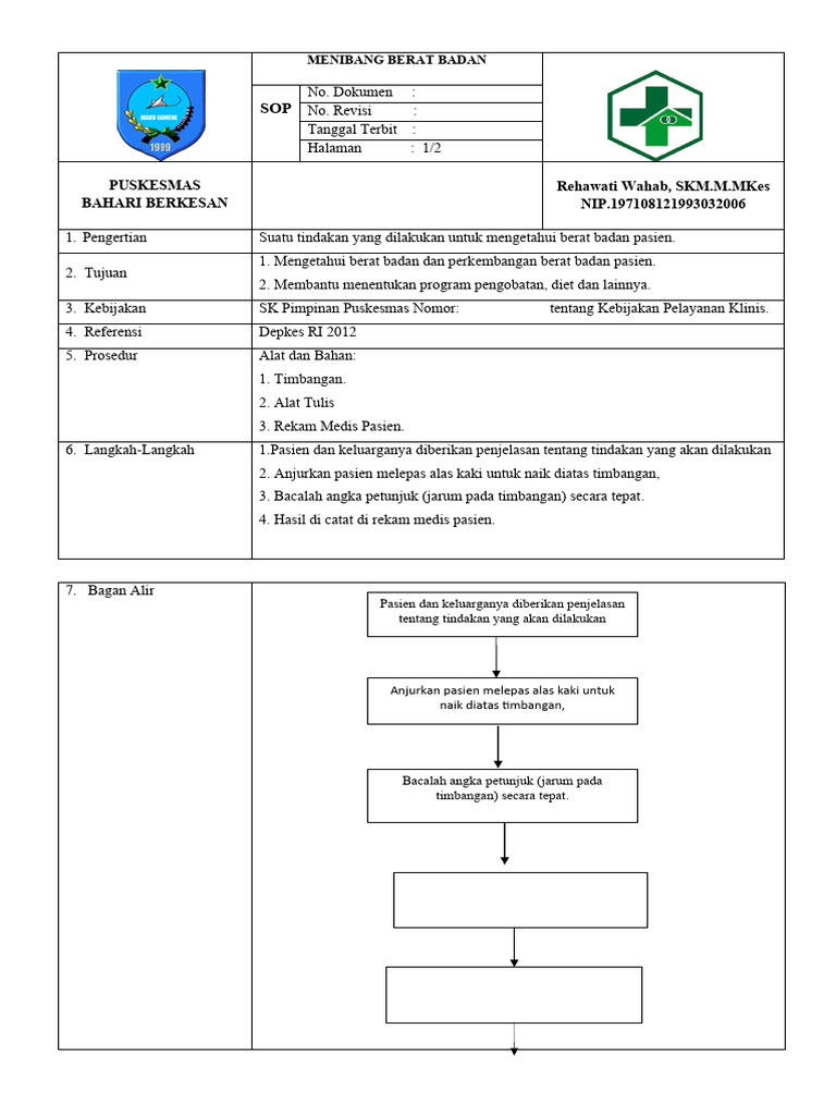 Sop BB | PDF | Kesehatan Holistik