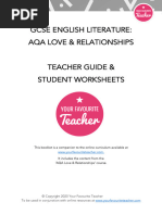 AQA GCSE Worlds and Lives Poetry Guide | PDF | Poetry