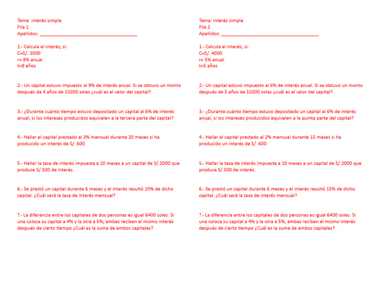 Ex Int Simple 2 | PDF