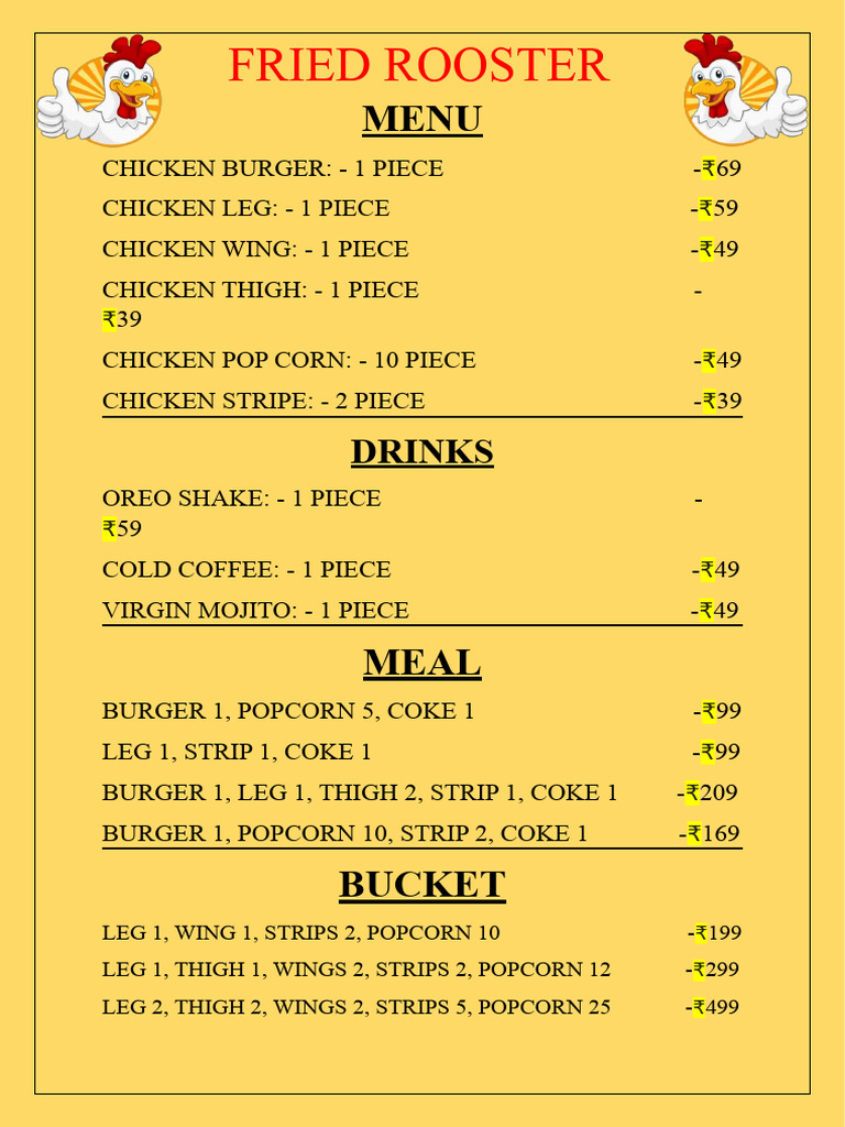 Chicken Burger | PDF