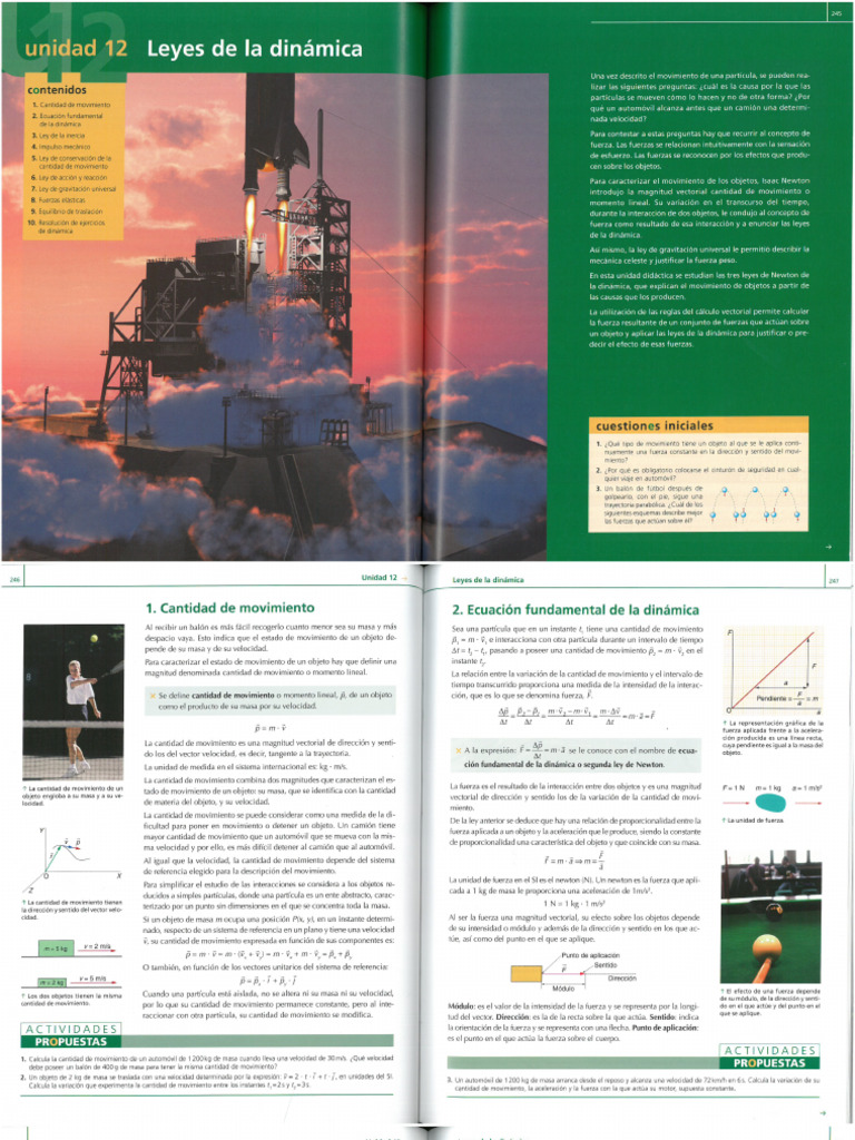 UD12 Editex Leyes de La Dinamica | PDF