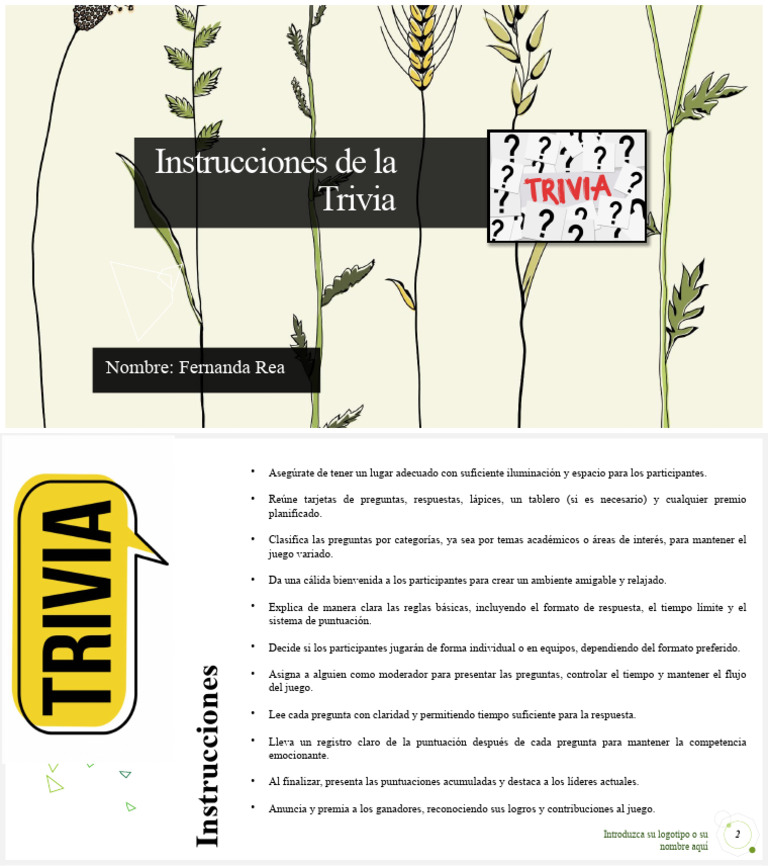 Guía para Organizar una Trivia Exitosa | PDF