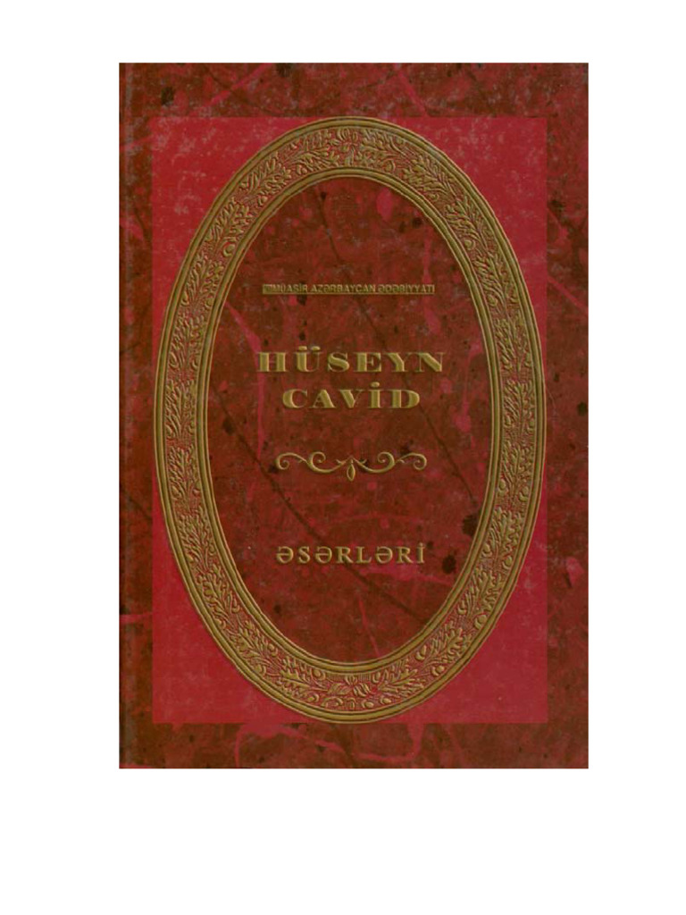 Hüseyn Cavid Əsərləri 1ci Cild | PDF