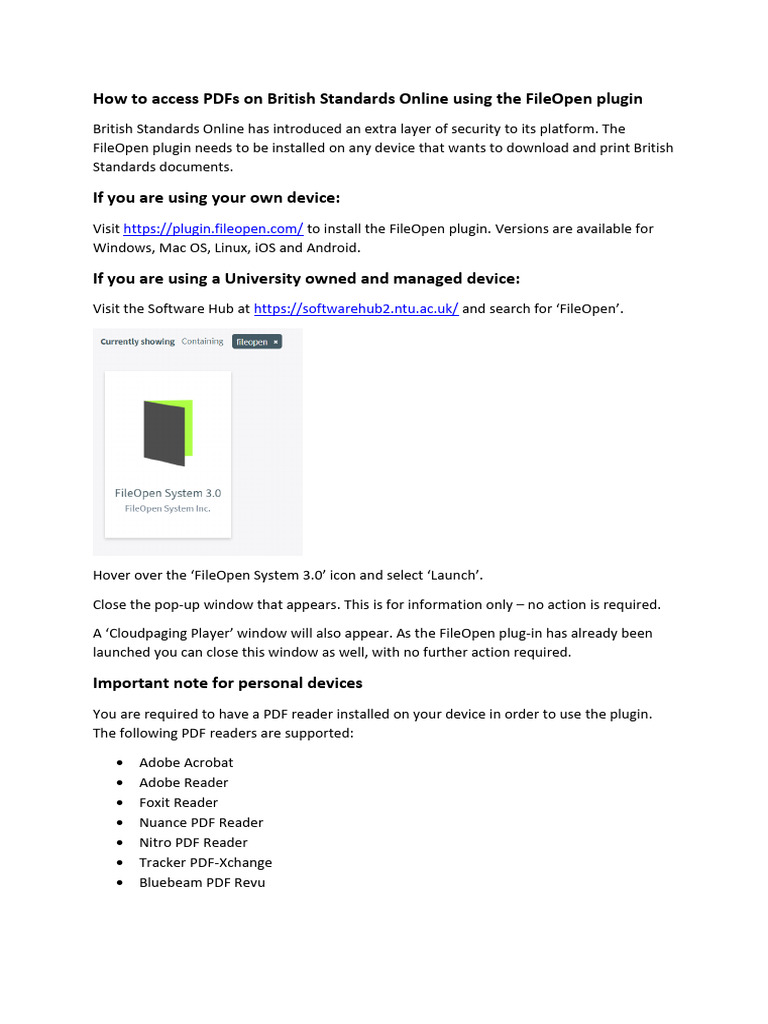 Accessing PDFs on British Standards | PDF | Computer Architecture ...