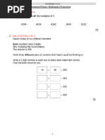2023-Calculations-Checkpoint Primary Math Progression Stage-6 | PDF
