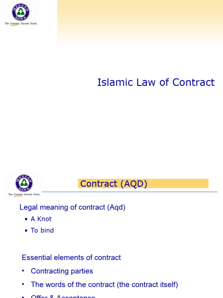 1 - Contract (Rules & Types) | PDF