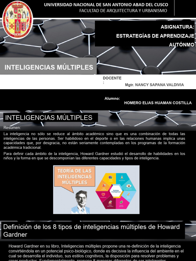 Inteligencia Multiple | PDF | Inteligencia | Procesos mentales