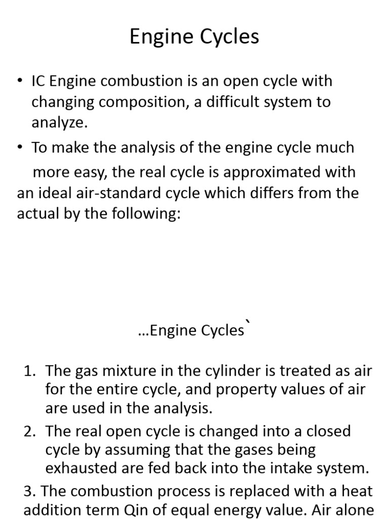 2engine Cycle | PDF | Science & Mathematics | Technology & Engineering