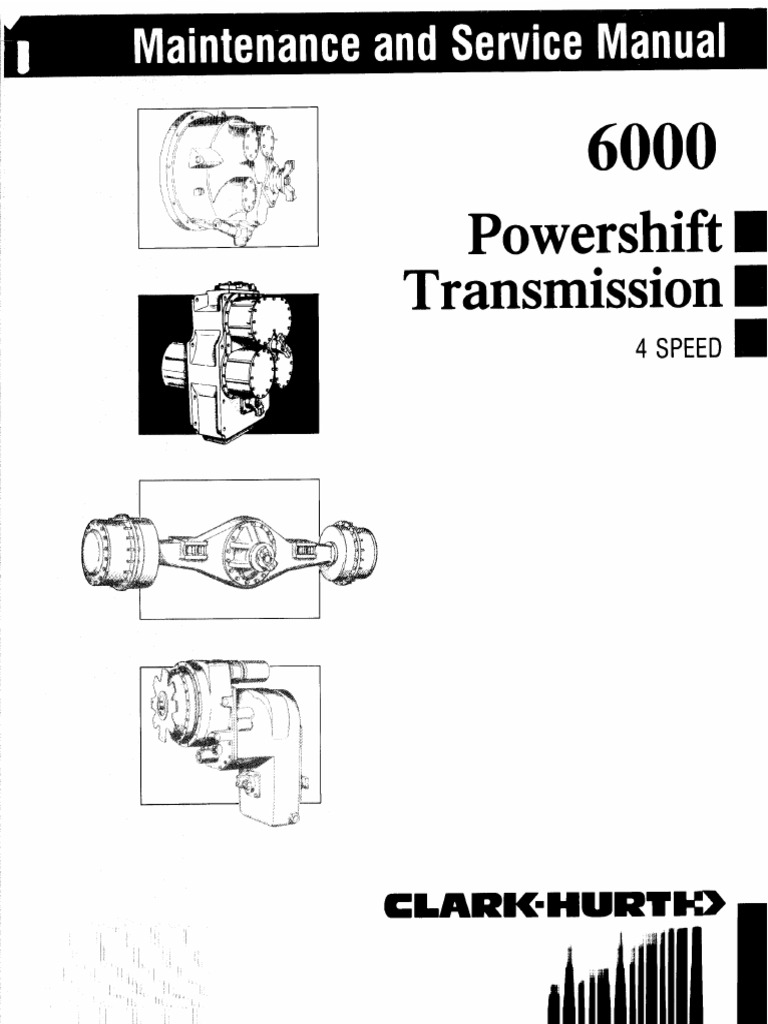 Clark 6000 Powershift Transmission Manual-1 | PDF