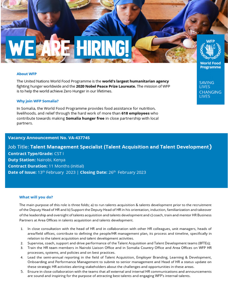 Revised - VA-437745 Talent Management Specialist (Talent Acquisition ...