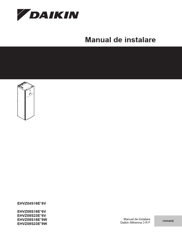 DAIKIN - Installation Manual - Romanian | PDF