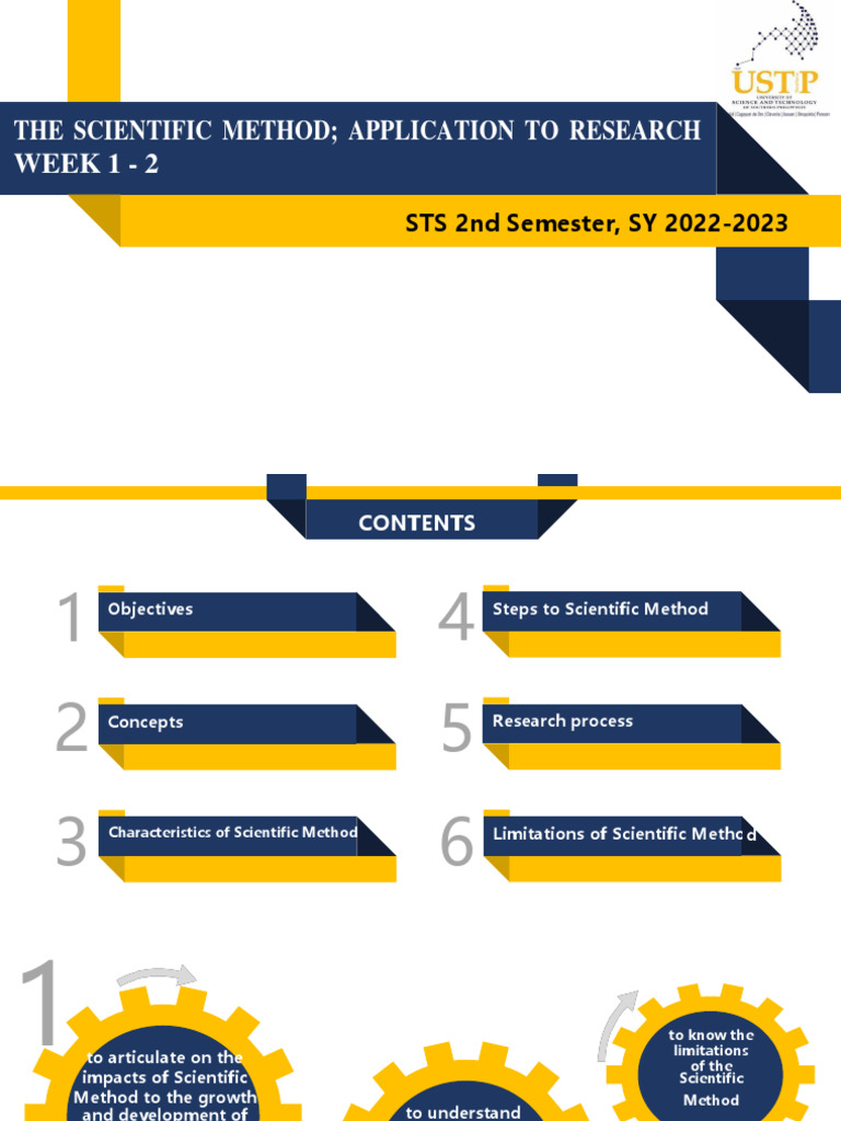 Week 1-2 - LM-2 - The Scientific Method - Application To Research | PDF | Scientific Method ...