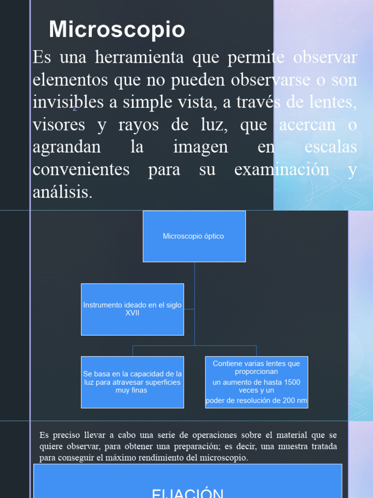 Proceso de Preparación de Muestras para Microscopía | PDF