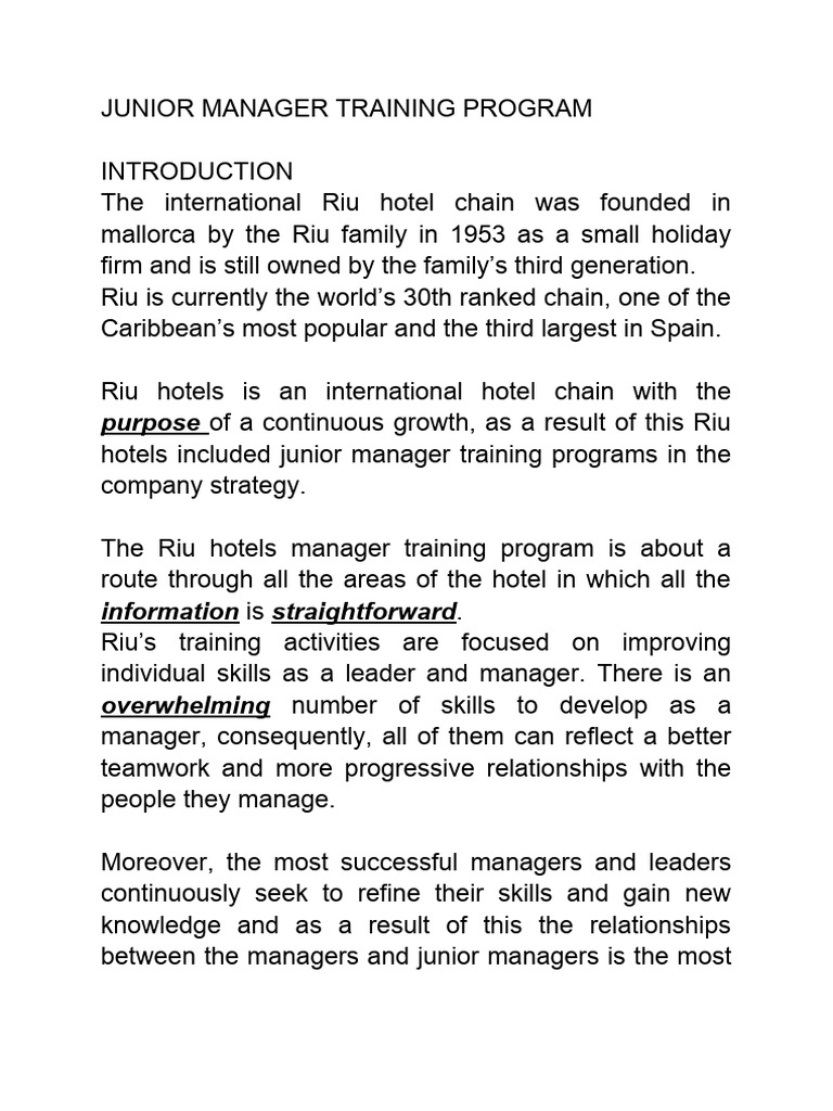 Manager Traininig Program | PDF | Cognitive Science | Business