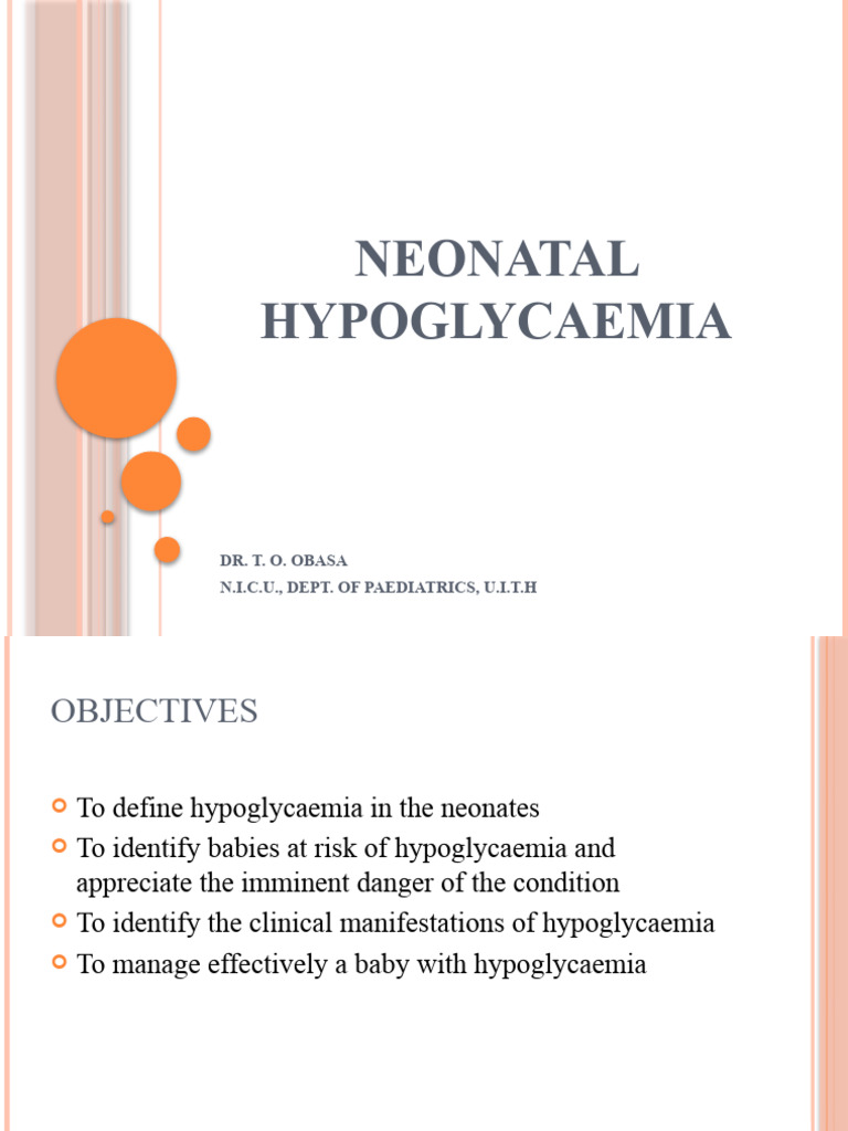 Neonatal Hypoglycaemia | Download Free PDF | Hypoglycemia | Metabolism