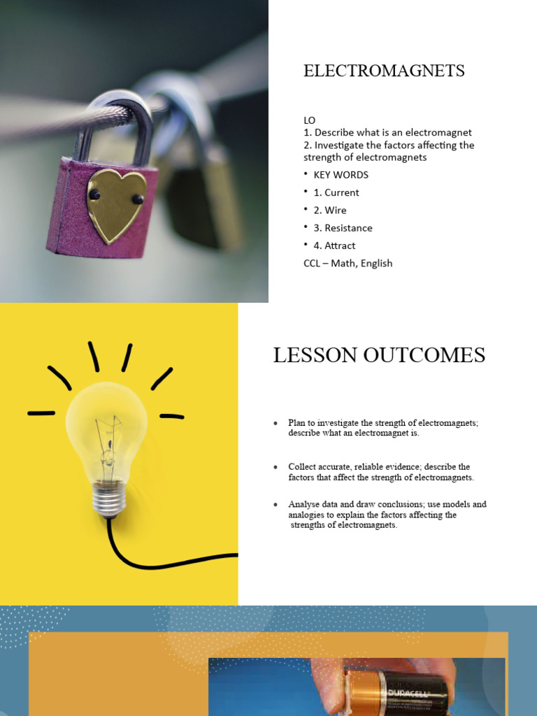 Electromagnets Pdf Science Mathematics