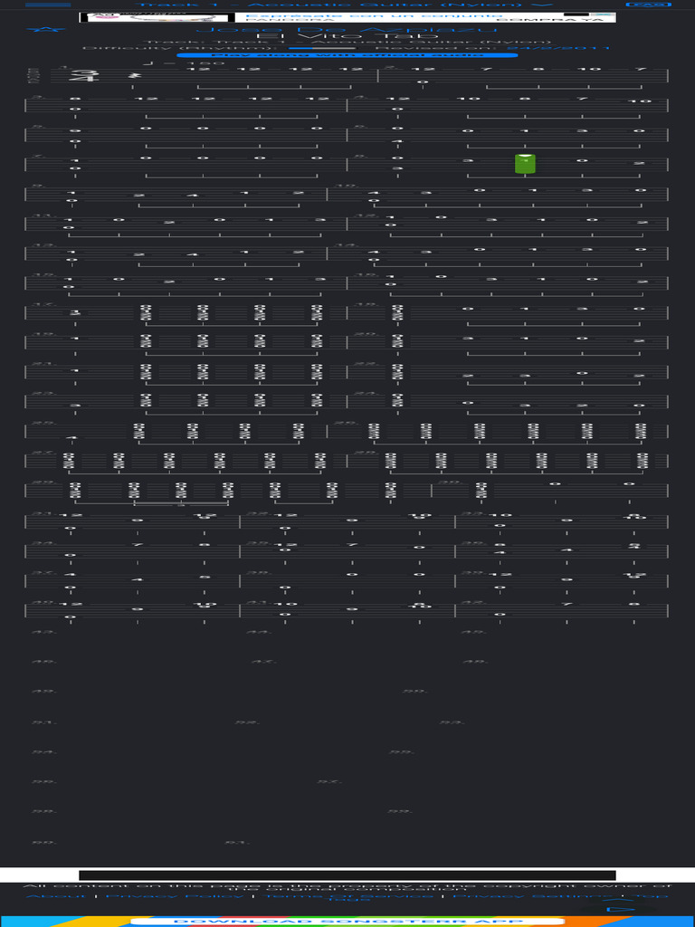 El Vito Tab by Jose de Azpiazu Songsterr Tabs With Rhythm | PDF ...