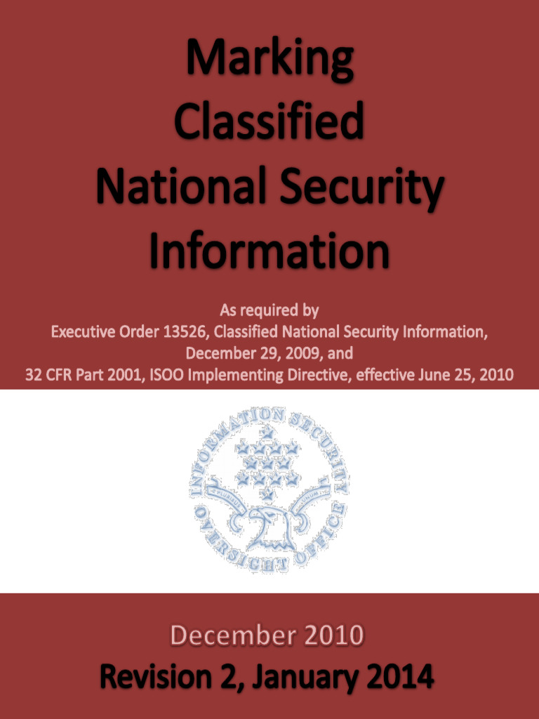 Marking Booklet | Download Free PDF | Classified Information ...