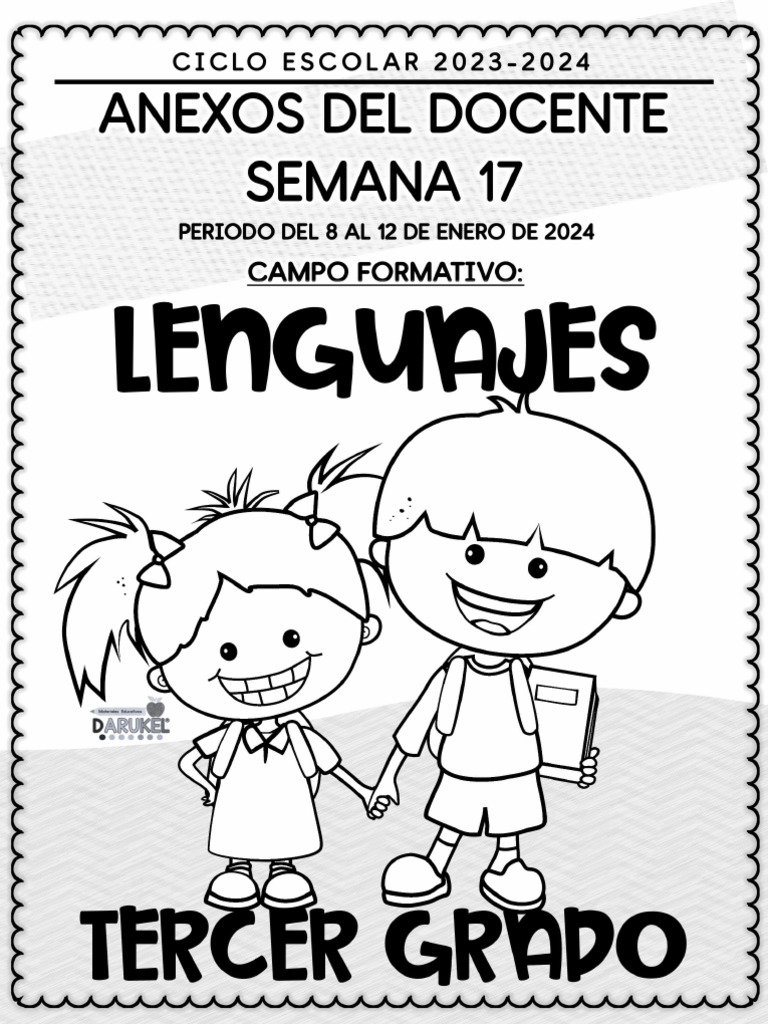 3° Sem17 Anexos Del Docente 2023-2024 | PDF