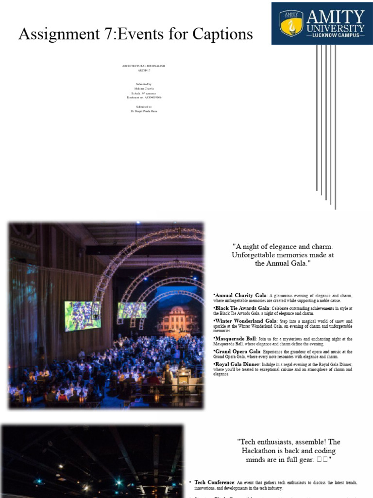 Event Descriptions For Captions Pdf Entrepreneurship Beach