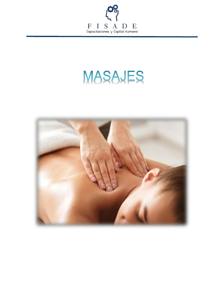 MASAJES | Descargar gratis PDF | Masaje | Trombo