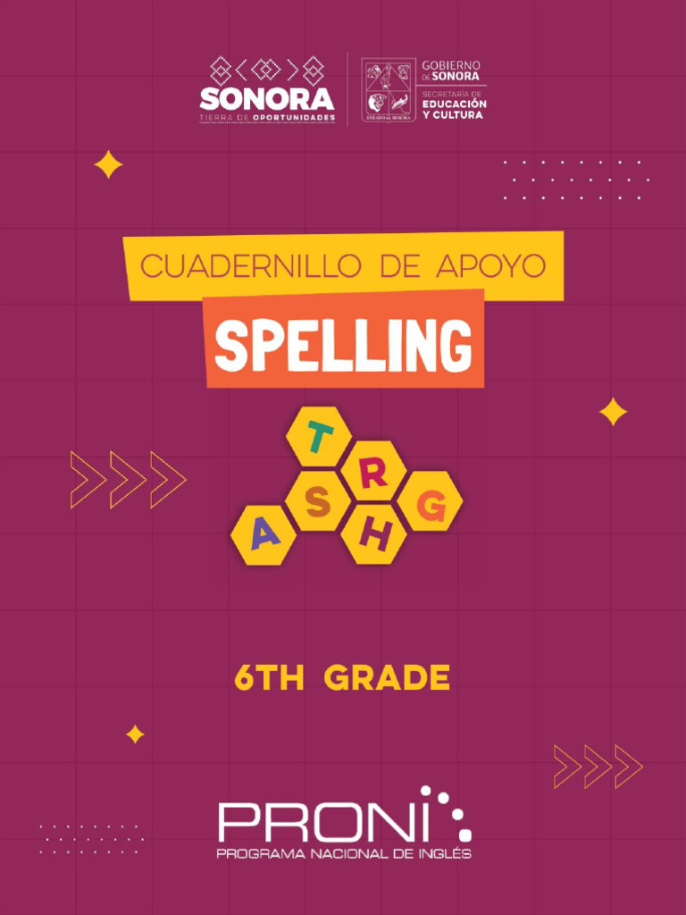 6th GRADE - SPELLING - CUADERNILLO DE APOYO | PDF | Spelling | Linguistics