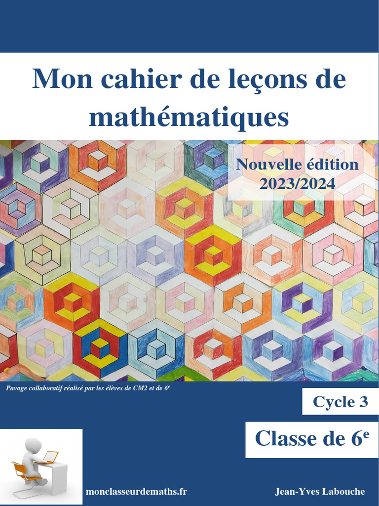 Cahier de leçons de maths 6e | PDF | Triangle | Mathématiques élémentaires