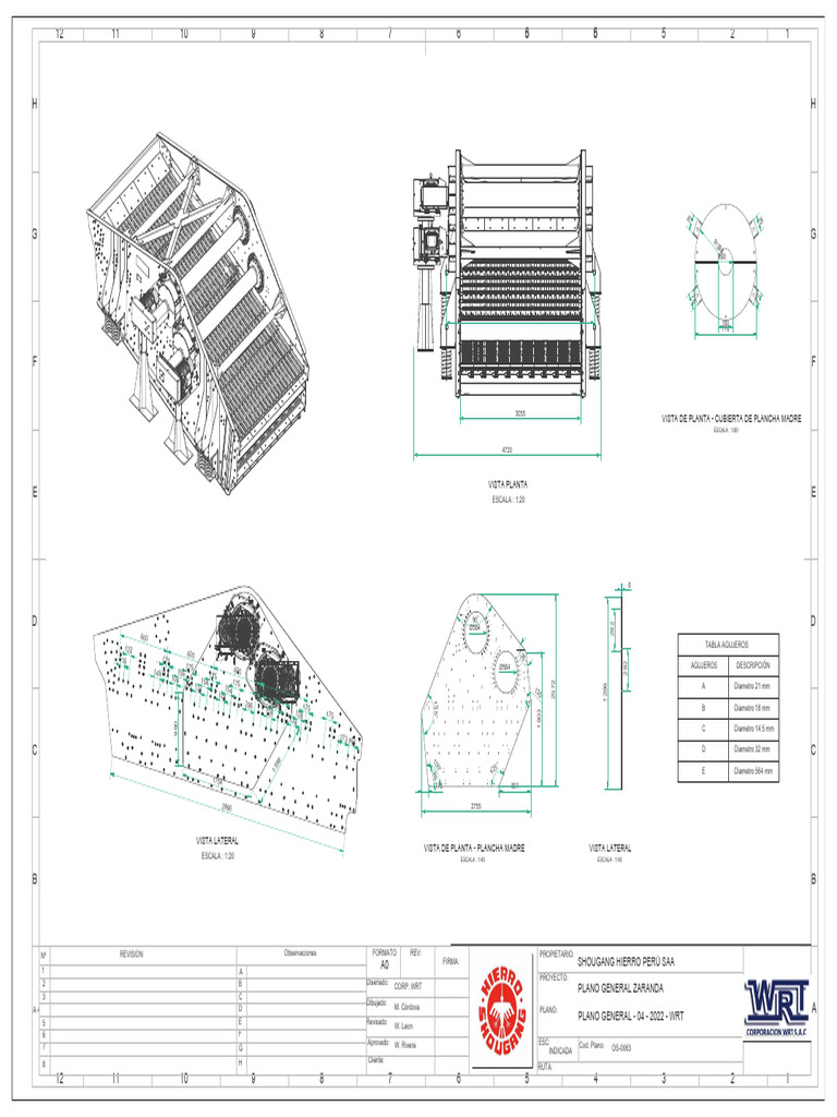 Plano Zaranda 21-04-2022 | PDF