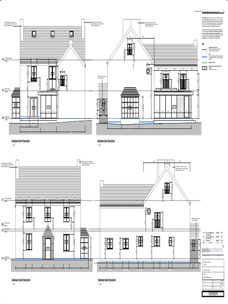 540-PKA-23-101 - Detailed Elevations - P03 | PDF | Civil Engineering ...