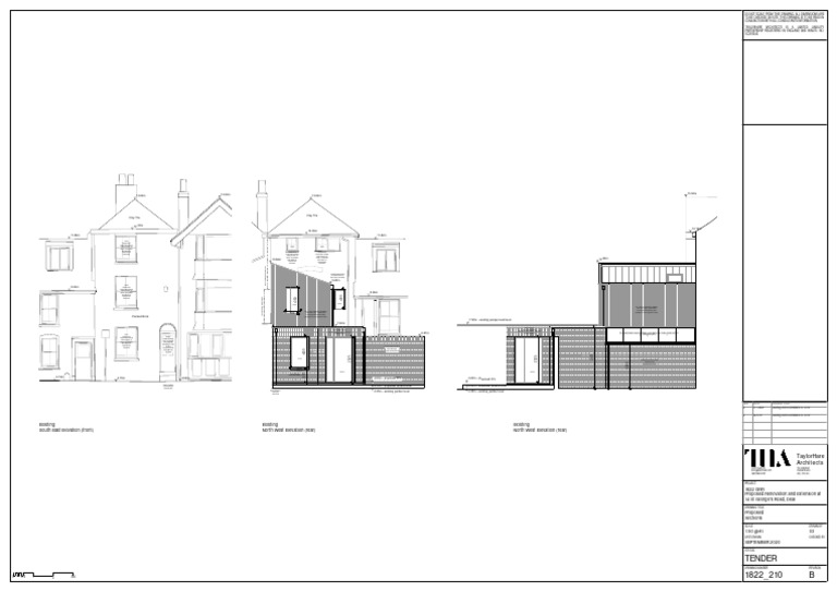 1822 - 210 - B - Proposed Elevations | PDF