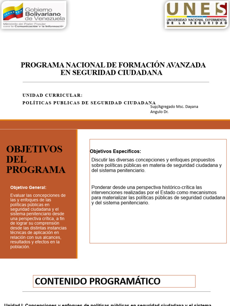 Programa Politicas Públicas | PDF | Science