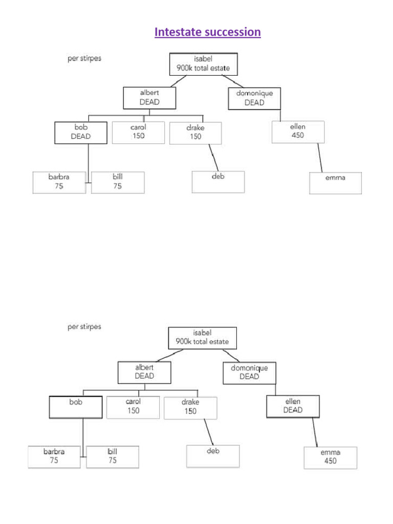 Intestacy Chart | PDF