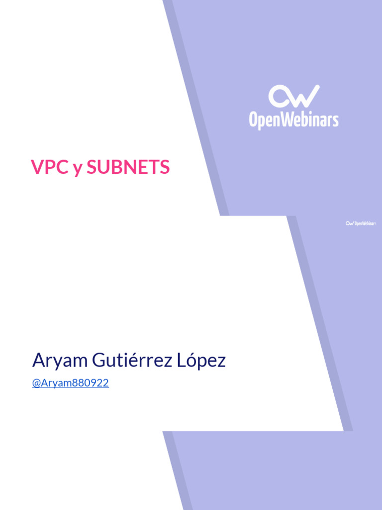 2.1 VPC y Subnets | PDF