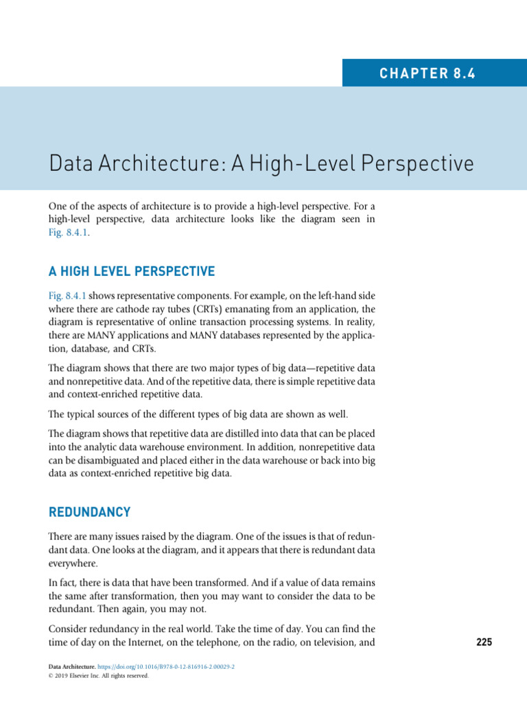 High-Level Data Architecture Overview | PDF | Data Warehouse | Banks