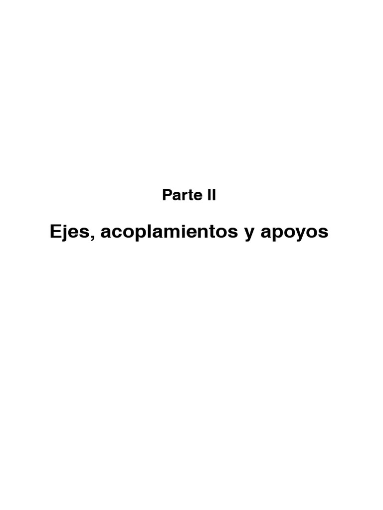 Ejes, Acoplamientos y Apoyos | PDF