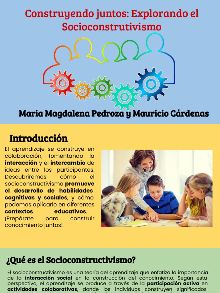 Socioconstructivismo | PDF | Aprendizaje | Teoría del aprendizaje (educación)