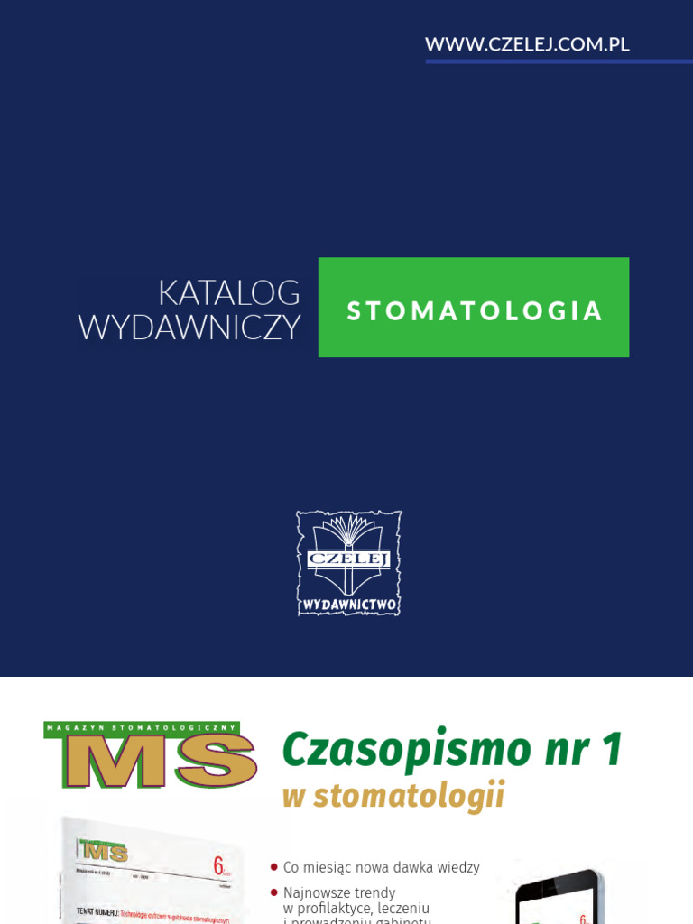 Katalog Wydawniczy: Stomatologia | PDF