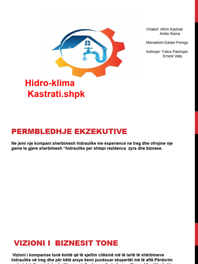 Hidro Klima Kastrati SHPK | PDF