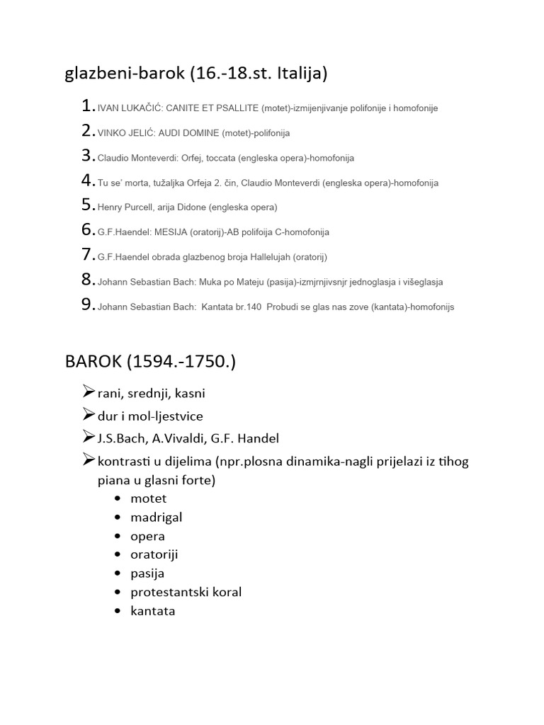 Barok | PDF