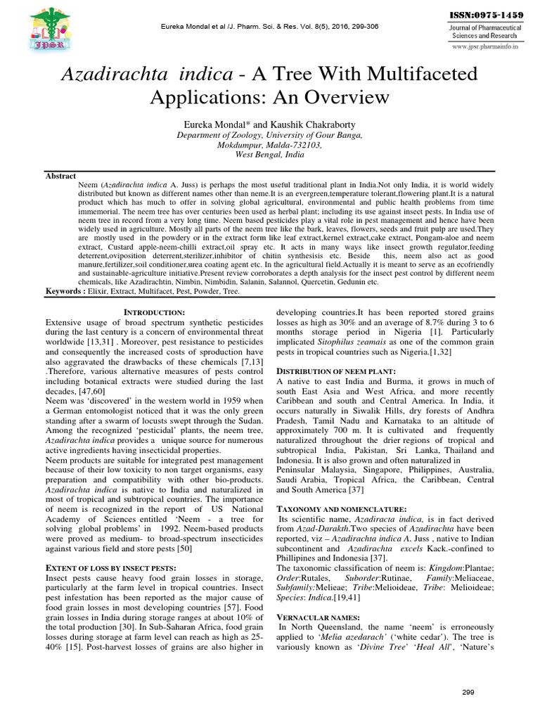 Paper 3 | PDF | Pest (Organism) | Pesticide