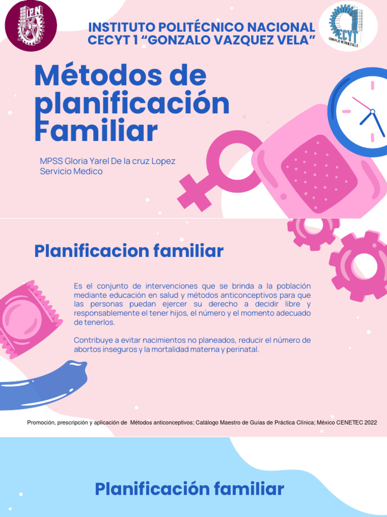Metodos anticonceptivos platica | PDF | Control de la natalidad | Planificación familiar