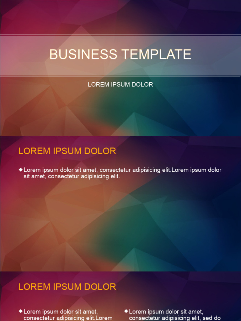BUSINESS POWERPOINT TEMPLATE-WPS Office | PDF | Tullii